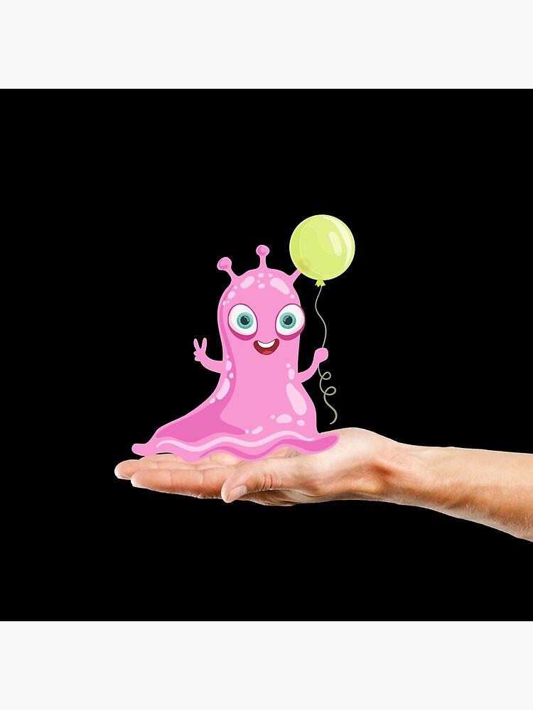 Póster «Alien rosa con globo en mano» de Taleahsdesigns | Redbubble