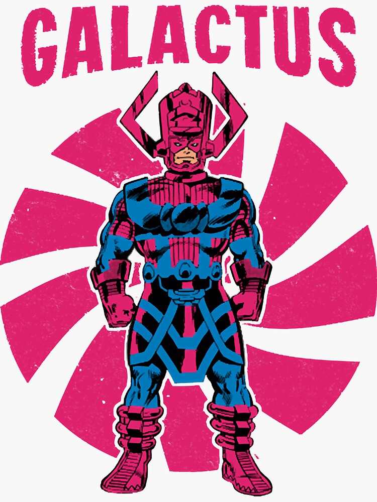 "Retro Galactus " Sticker for Sale by Maeleah14 | Redbubble