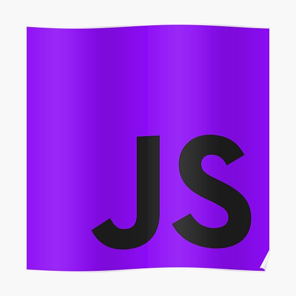 "JS Purple Square Logo" Poster by arctide | Redbubble