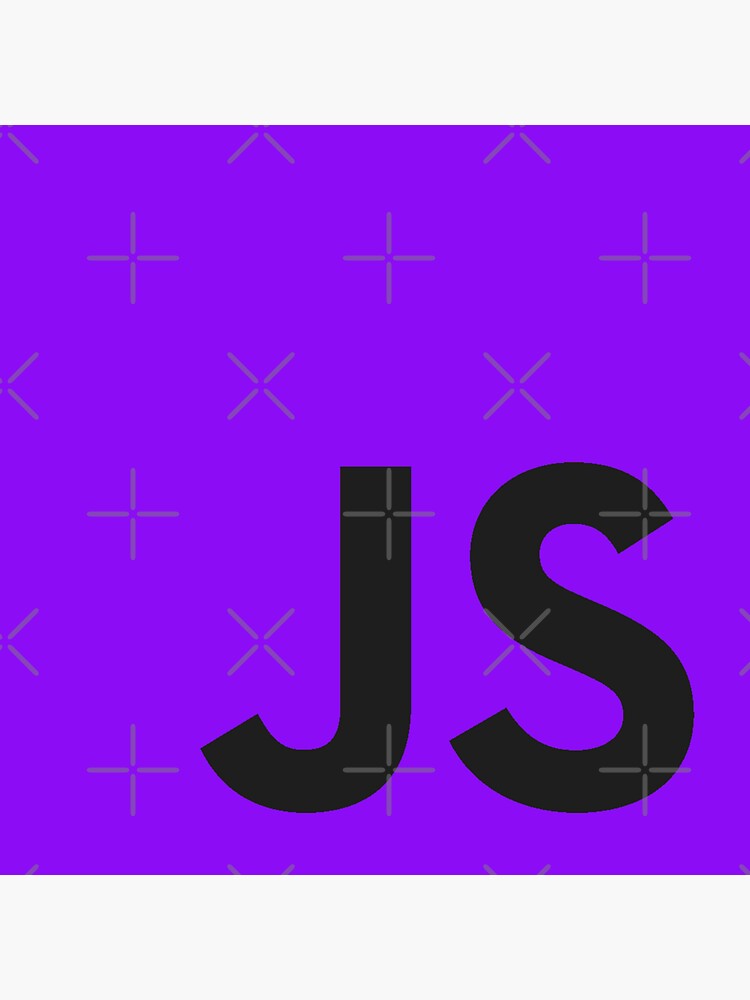"JS Purple Square Logo" Sticker for Sale by arctide | Redbubble