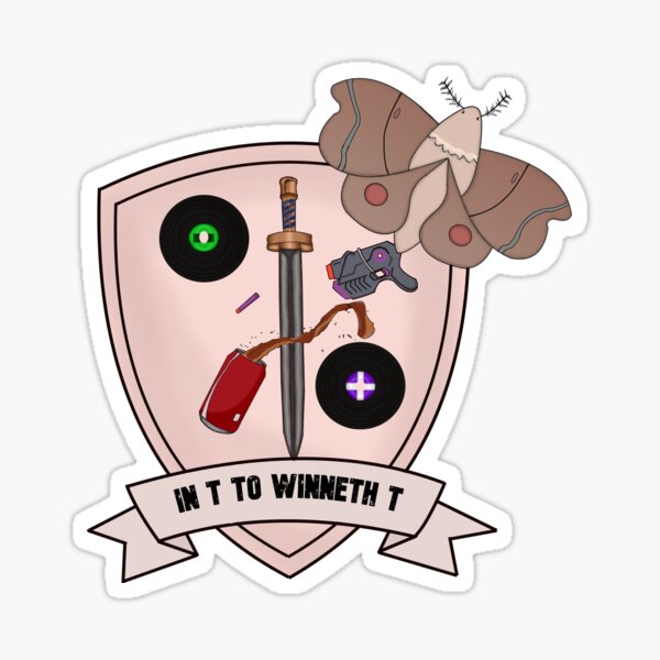 "Tommyinnit crest (MCYT Merch)" Sticker for Sale by Scaledskulls ...