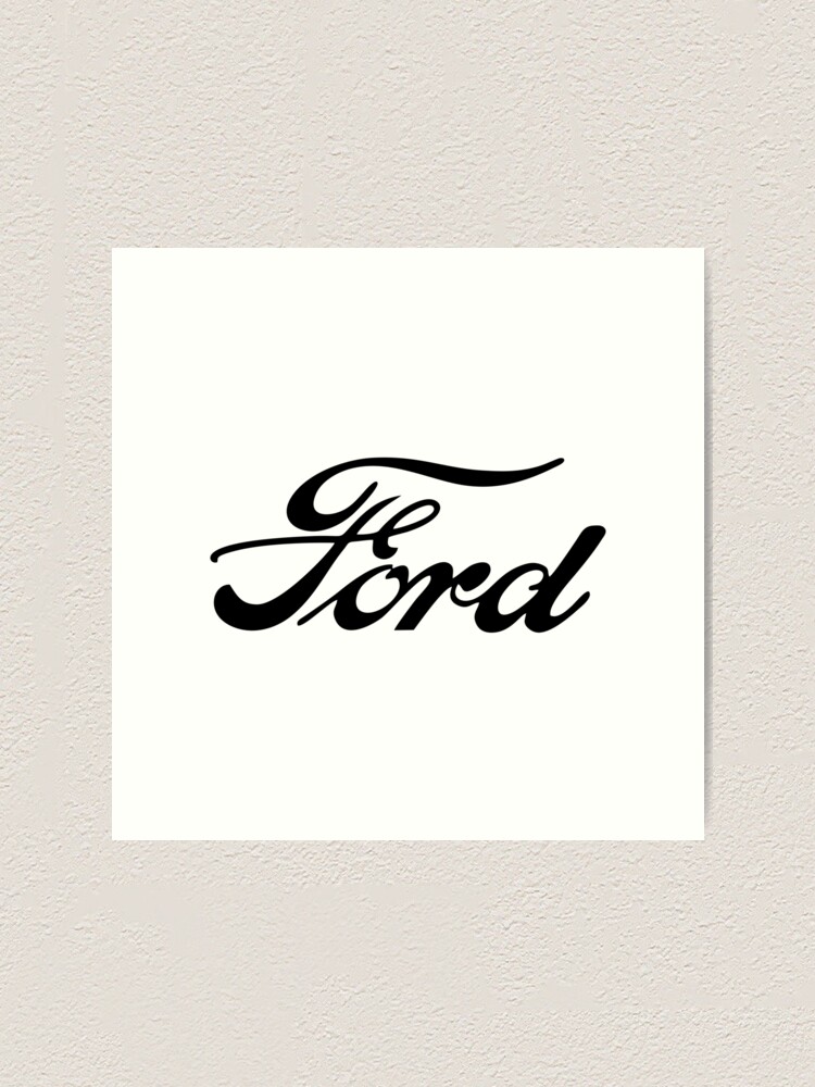 "BEST SELLING - Ford Vintage Logo" Art Print for Sale by GarcenoWorks ...