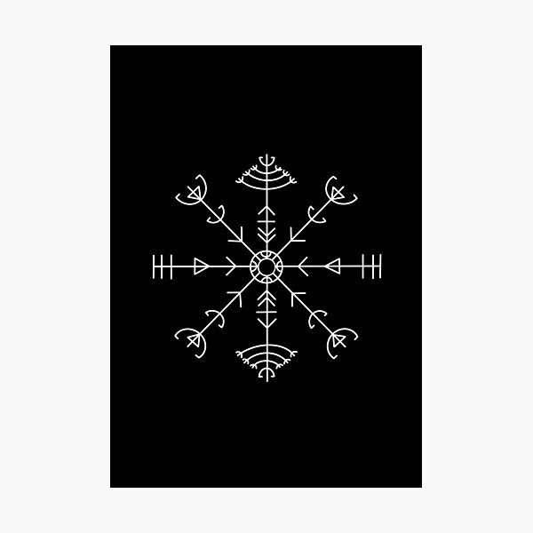 "Veldismagn - Icelandic Magical Bind rune " Photographic Print by ...