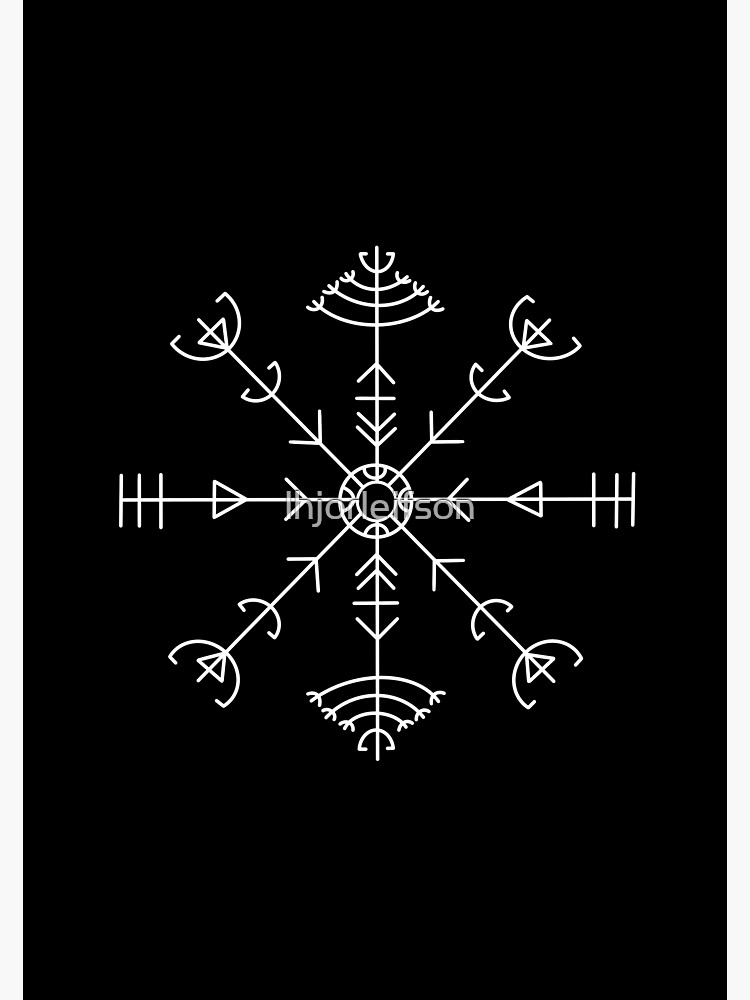 "Veldismagn - Icelandic Magical Bind rune " Sticker for Sale by ...
