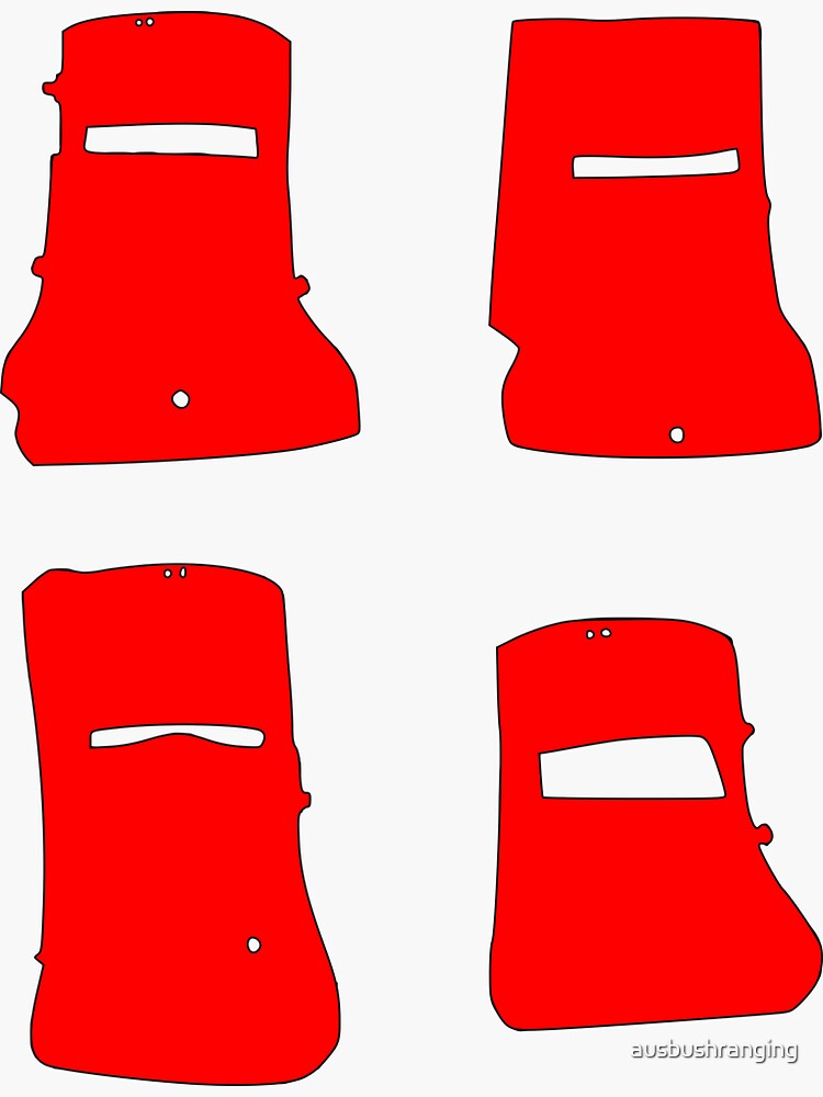 "Kelly Gang Helmets" Sticker for Sale by ausbushranging | Redbubble