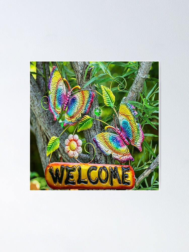 "Welcome to the Garden" Poster for Sale by southartwork | Redbubble