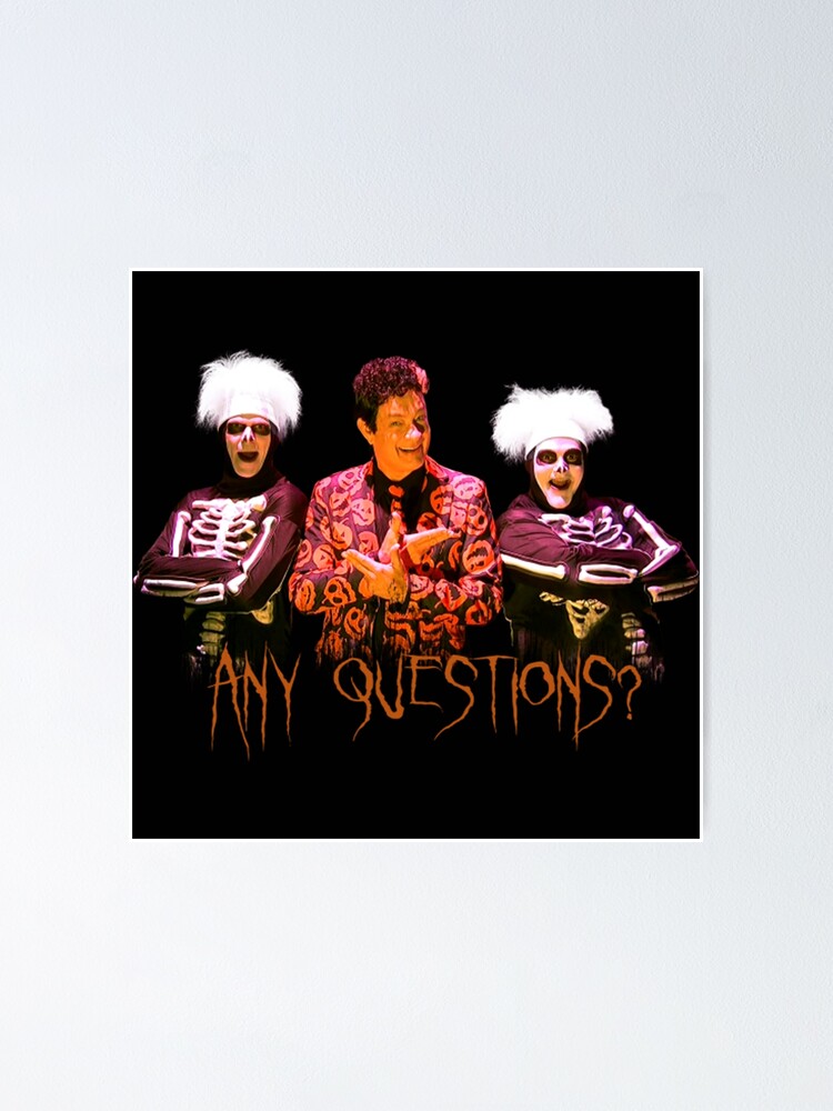 "David S. Pumpkins - Any Questions? V " Poster by Bitbybit129 | Redbubble