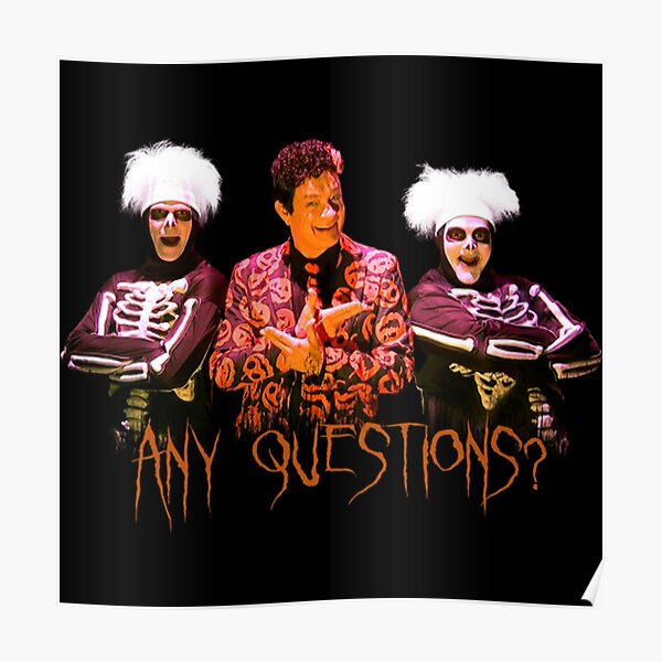 "David S. Pumpkins - Any Questions? V " Poster by Bitbybit129 | Redbubble