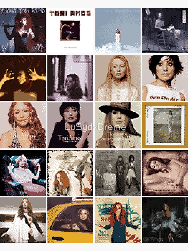 "8-bit tori albums" Sticker for Sale by LuSyd-Dreme | Redbubble