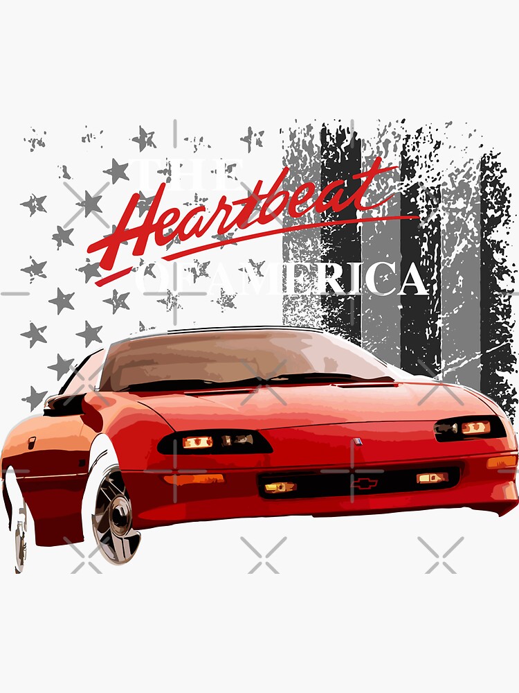 "Camaro 4th Gen" Sticker for Sale by FromThe8Tees | Redbubble