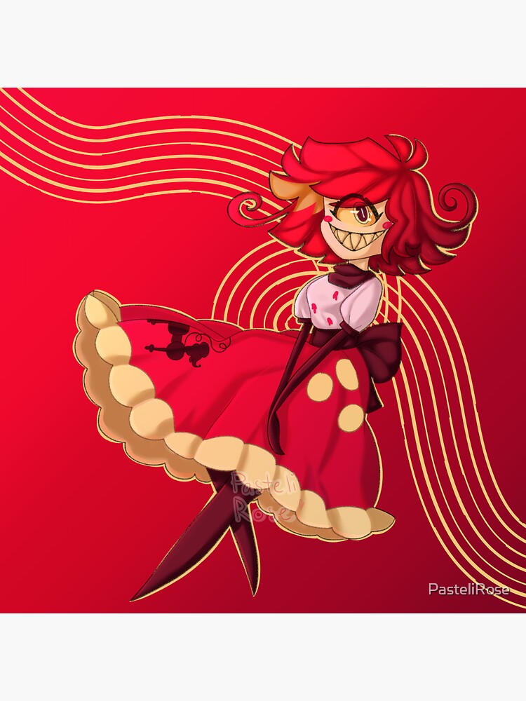 "Niffty Hazbin Hotel" Sticker by PasteliRose | Redbubble