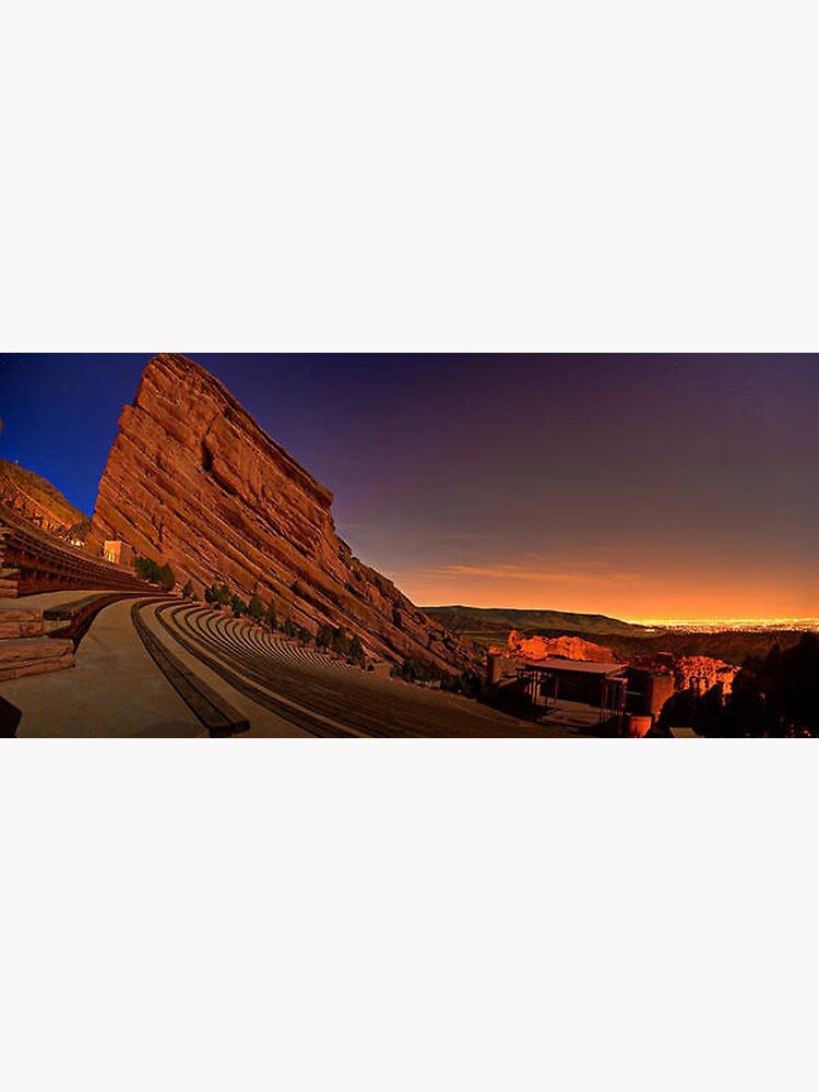 Red Rocks Amphitheatre at Night Premium Matte Vertical Poster sold by ...