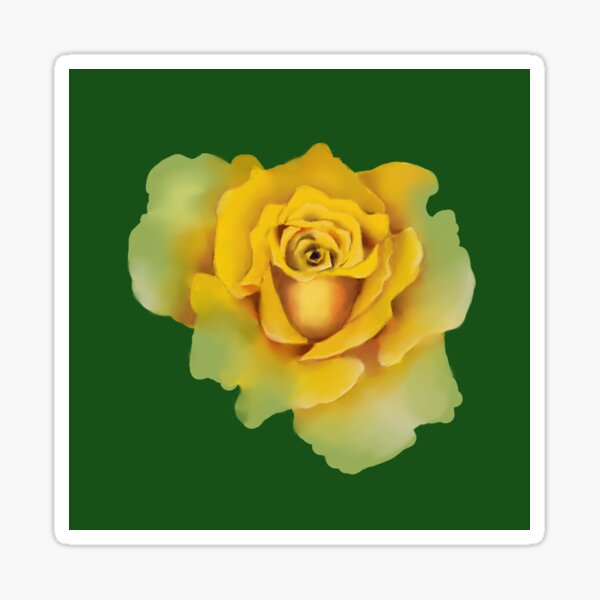 "Yellow Rose" Sticker by songsonghouse | Redbubble