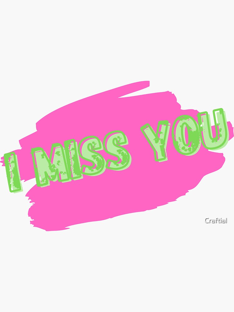 "blink 182 i miss you" Sticker for Sale by Craftial | Redbubble