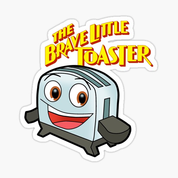 "Brave Little Toaster" Sticker for Sale by ELIZABETH-FODE | Redbubble