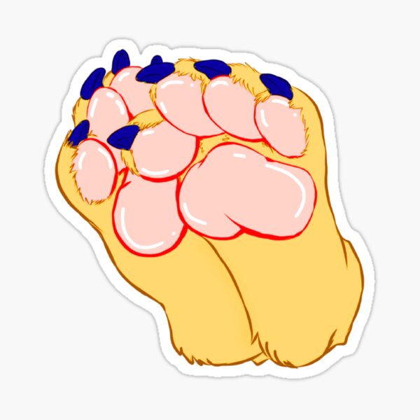 " Toe Beans - Neon " Sticker for Sale by Blaudoge | Redbubble