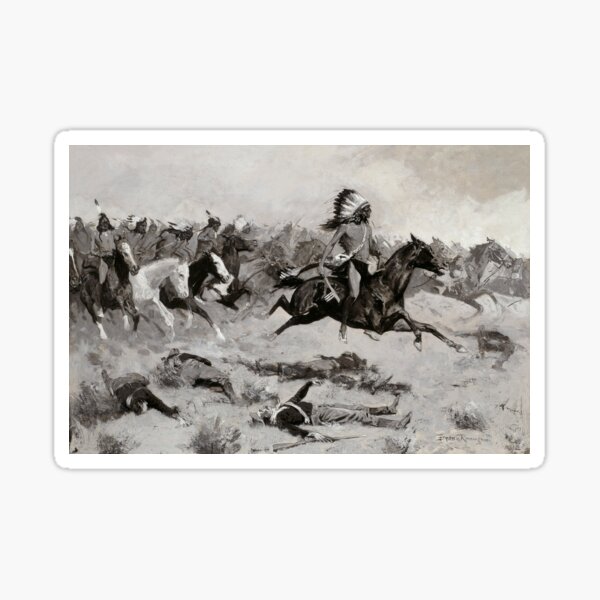 "Frederic Remington. N3." Sticker for Sale by wallartwork | Redbubble