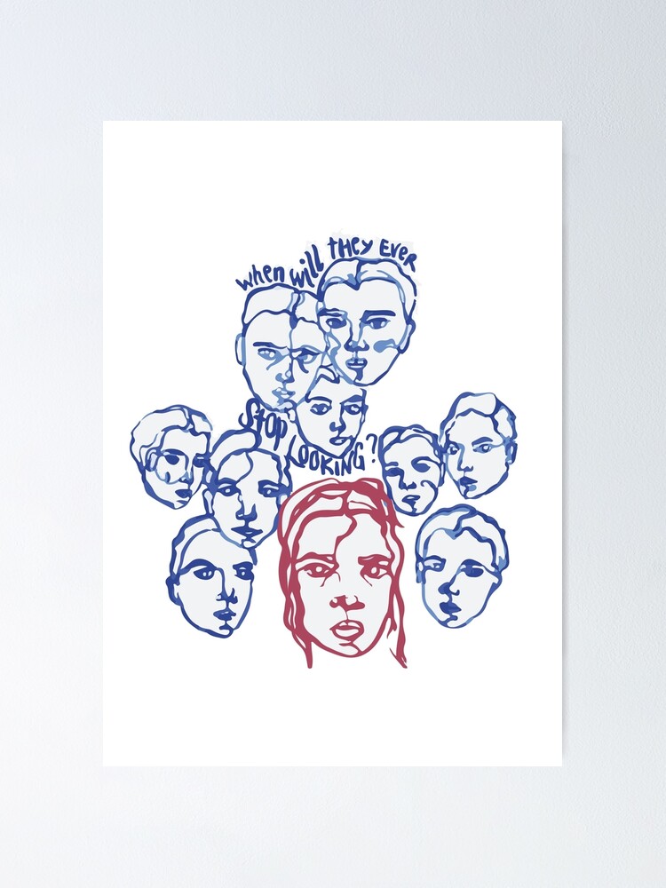 "stop looking!" Poster by ge-dichtend | Redbubble