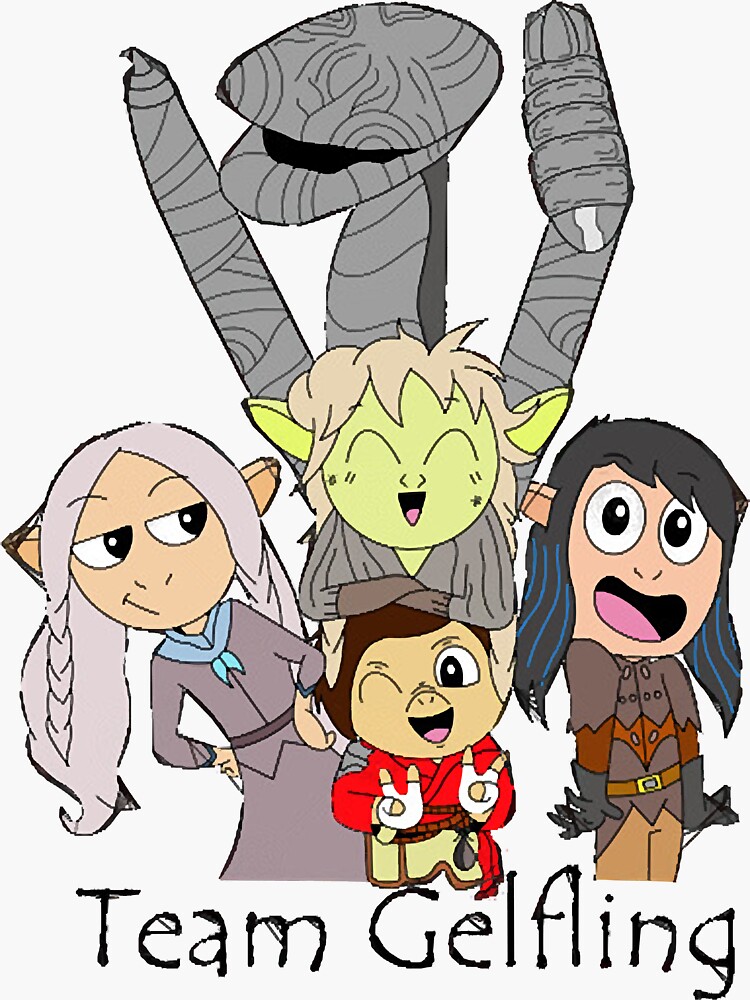 "Team Gelfling " Sticker for Sale by aldogalley | Redbubble