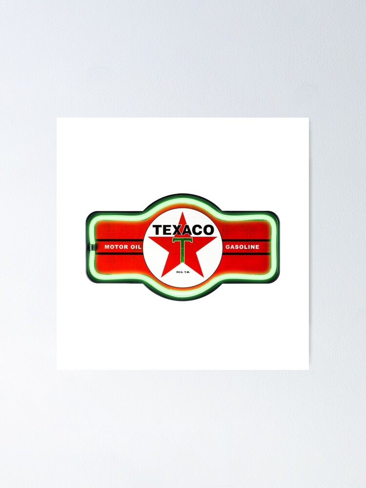 "BEST SELLING - Texaco" Poster by ClaytonWorks | Redbubble