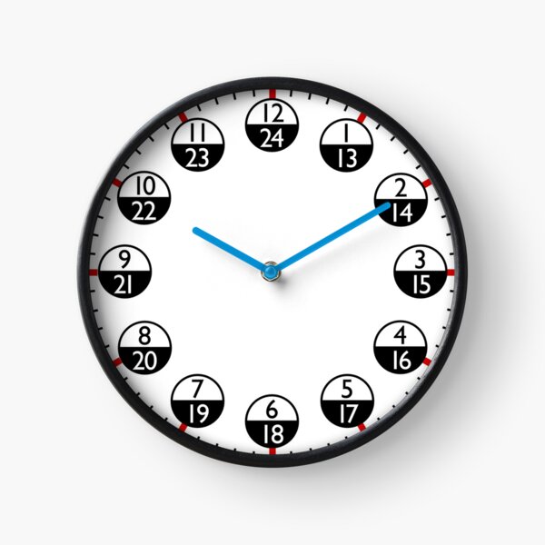 "Military Time" Clock for Sale by TinaGraphics | Redbubble