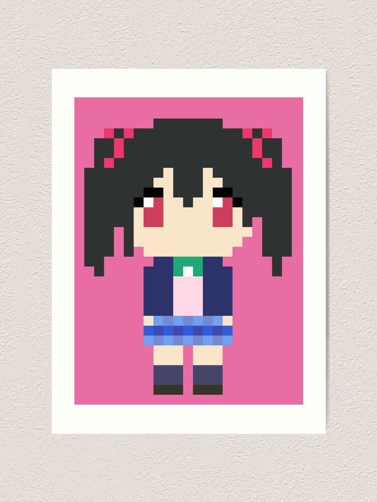 "Pixel Nico" Art Print for Sale by yourkawaiidream | Redbubble