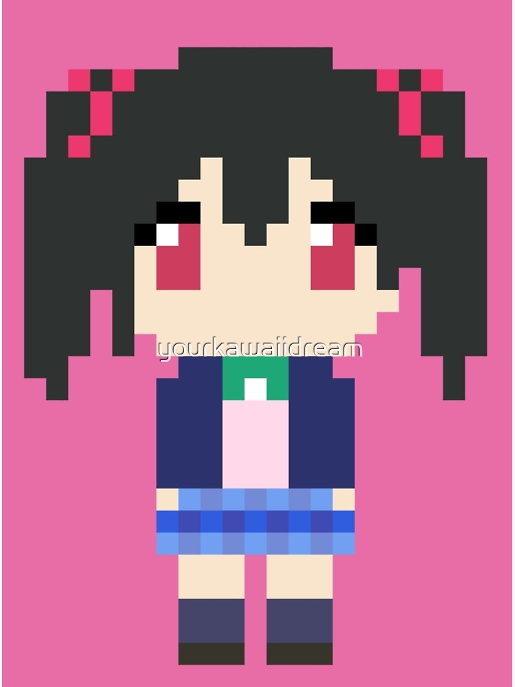 "Pixel Nico" Art Print by yourkawaiidream | Redbubble
