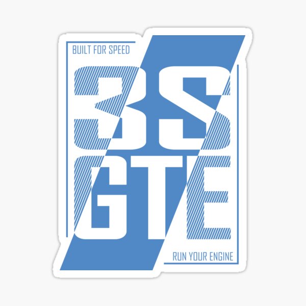 "Run Your Engine 3S-GTE Toyota Celica GT4 MR2 Turbo" Sticker for Sale ...