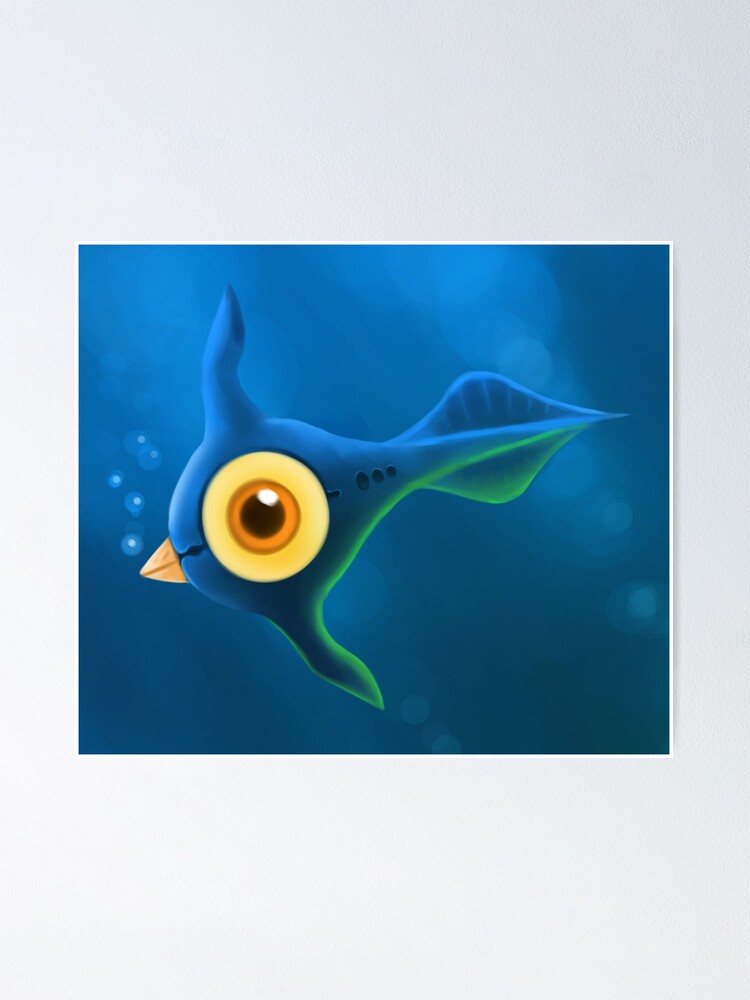 "Subnautica Game - Peeper" Poster for Sale by Ankukduma | Redbubble