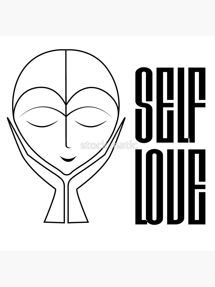 "Selflove concept, minimalist art, self love, simple drawing, love ...