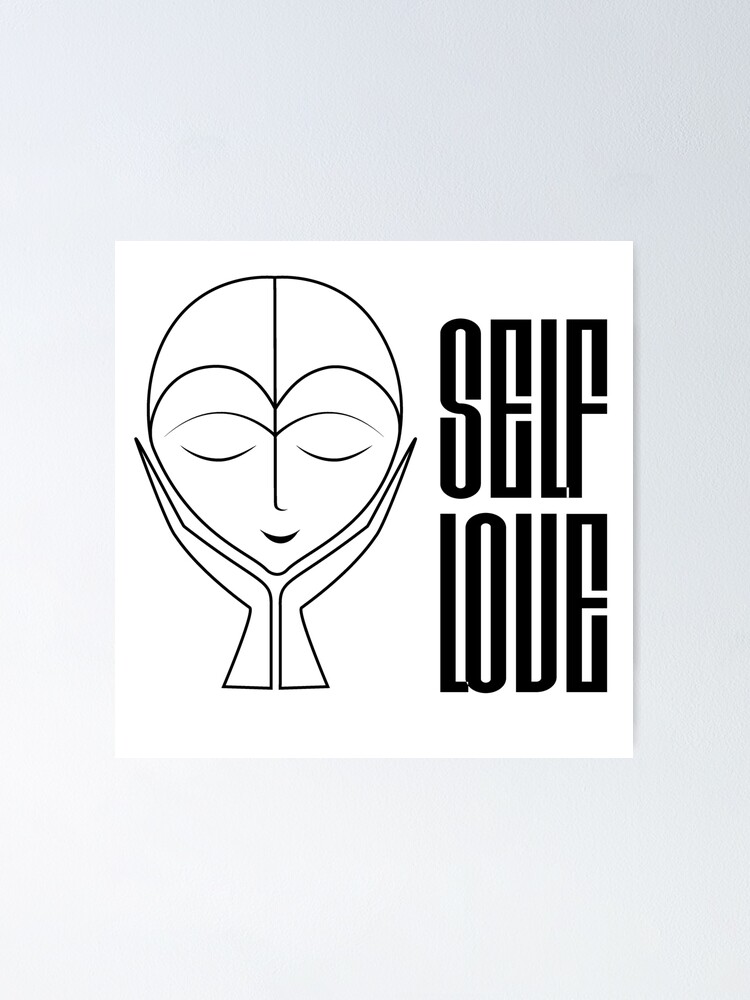 "Selflove concept, minimalist art, self love, simple drawing, love ...