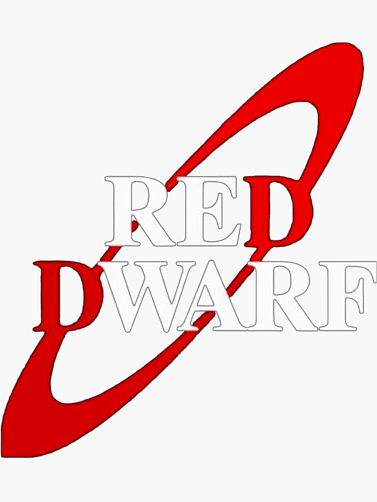"Red Dwarf Logo" Sticker for Sale by AgustinKutch | Redbubble