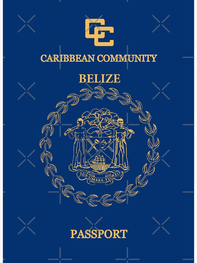 "Belize passport " Sticker for Sale by HAKVS | Redbubble
