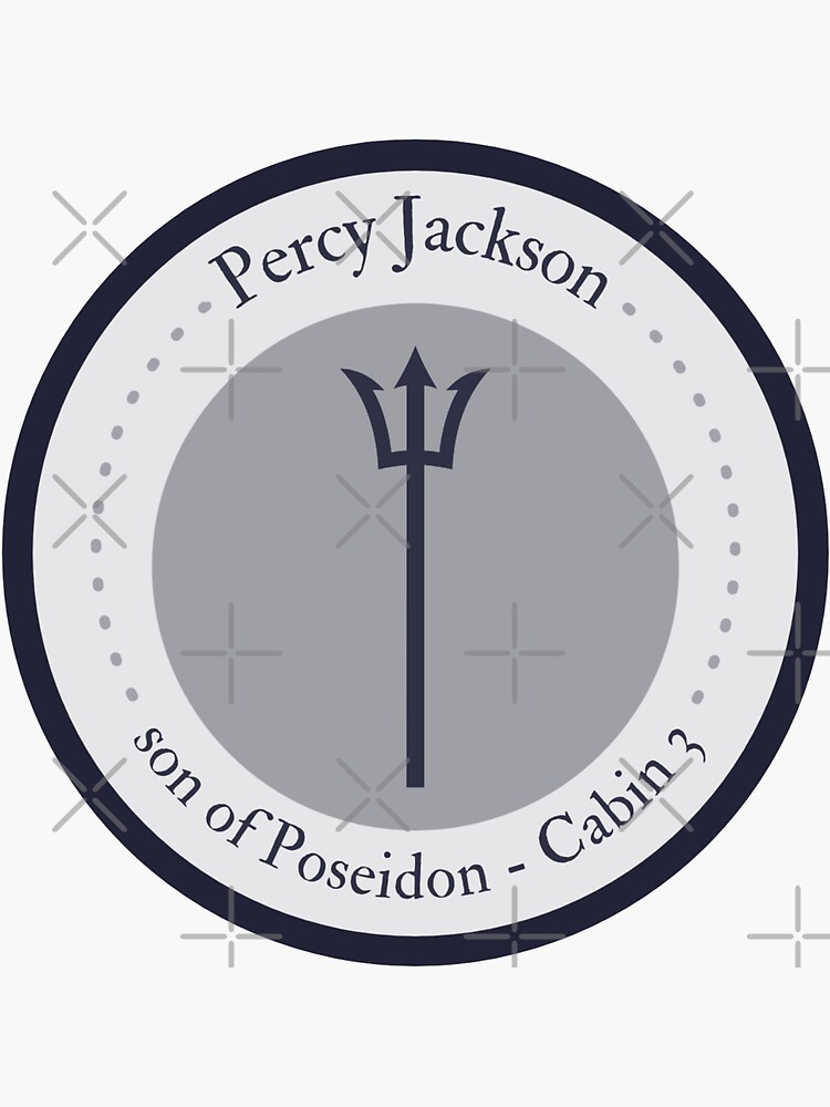 "Percy Jackson Design" Sticker for Sale by yolidesigns | Redbubble