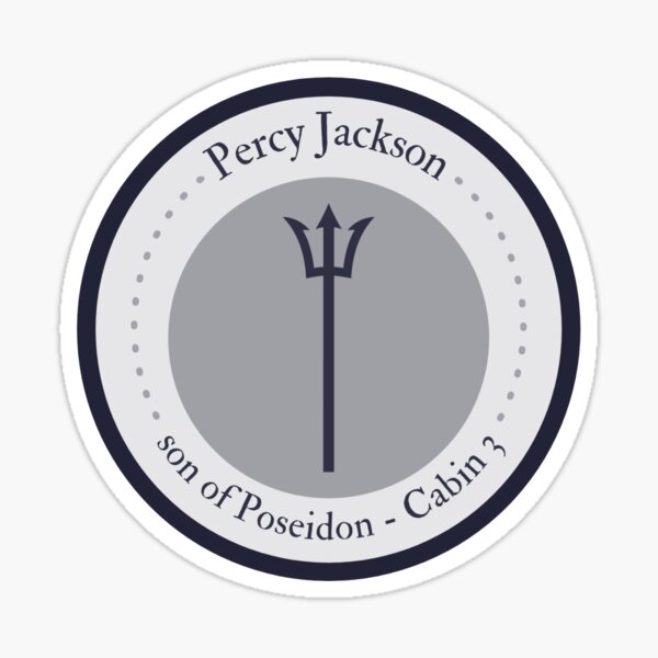 "Percy Jackson Design" Sticker for Sale by yolidesigns | Redbubble
