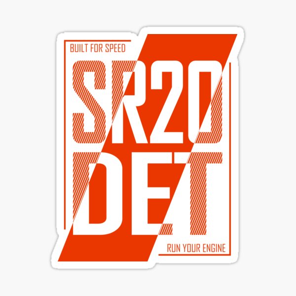 "Run Your Engine SR20-DET Nissan Silvia 180SX 200SX" Sticker for Sale ...