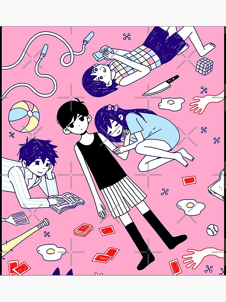 "happy family omori" Art Print by GainesPriscilla | Redbubble