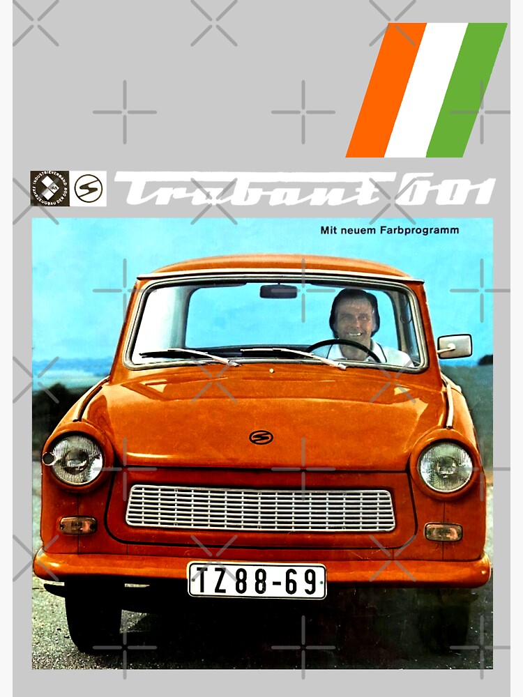 "TRABANT 601 - BROCHURE" Sticker for Sale by ThrowbackM3 | Redbubble