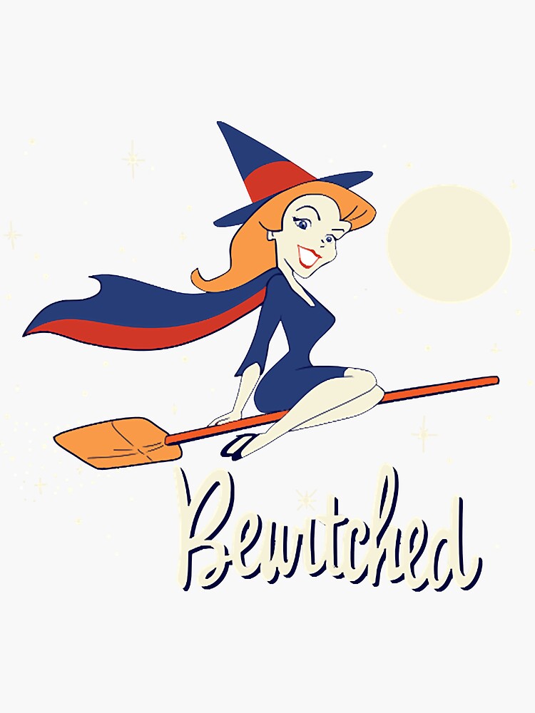 "bewitched " Sticker for Sale by WillieAustin | Redbubble