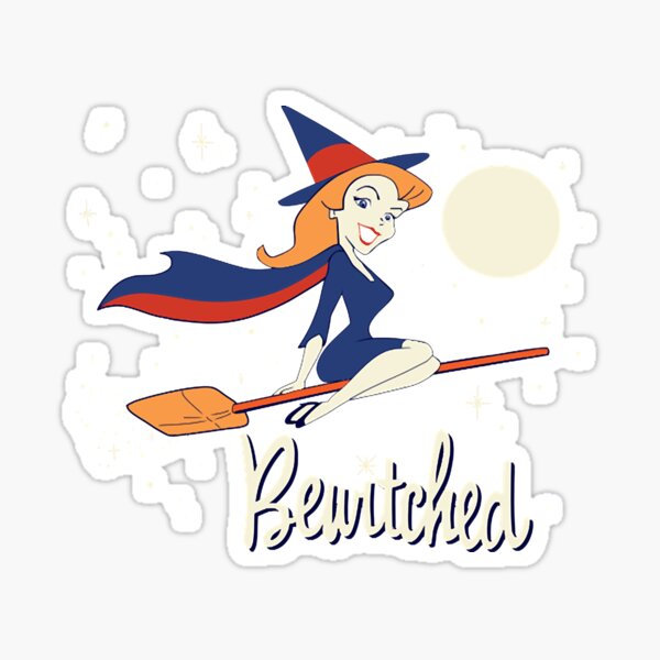 "bewitched " Sticker for Sale by WillieAustin | Redbubble