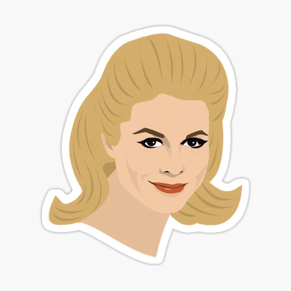 "Elizabeth Montgomery from Bewitched " Sticker for Sale by WillieAustin ...