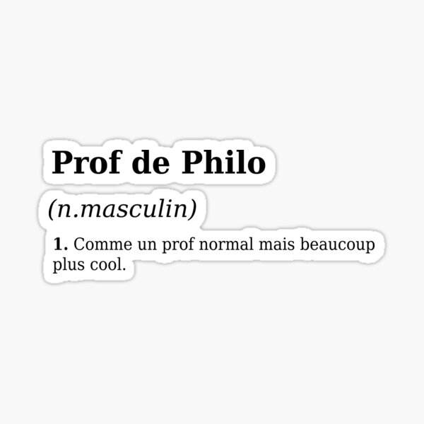"Definition Teacher Philo Collection Dictionaries" Sticker for Sale by ...