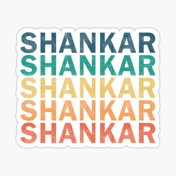 Pegatina «Camiseta con nombre de Shankar - Camiseta de artículo de ...
