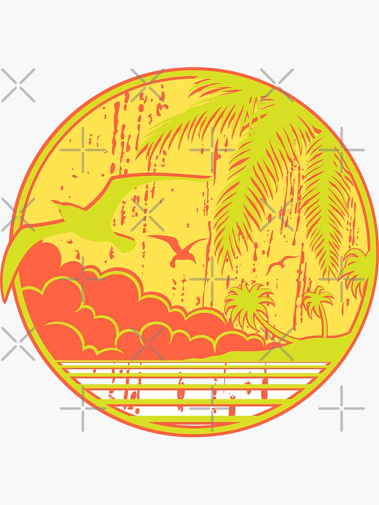 "Vintage Vocation Symbol" Sticker for Sale by Amine-Creation | Redbubble