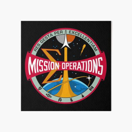 "NASA Flight Operations Directorate patch" Art Board Print by ...