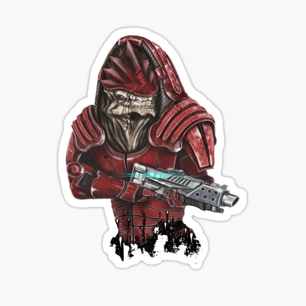 "Wrex" Sticker for Sale by Daenar7 | Redbubble