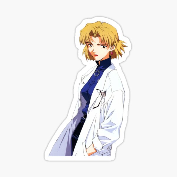 "Ritsuko" Sticker for Sale by snailhunter66 | Redbubble