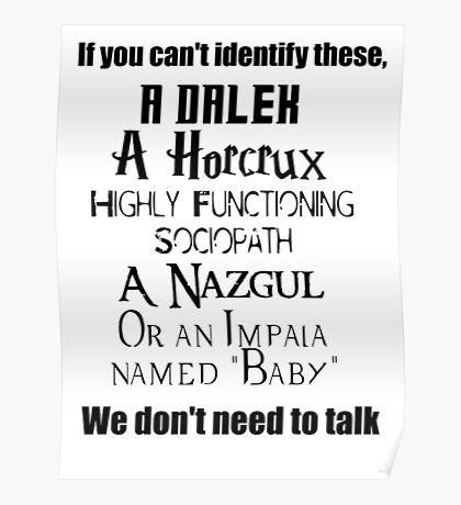 Multifandom: Posters | Redbubble