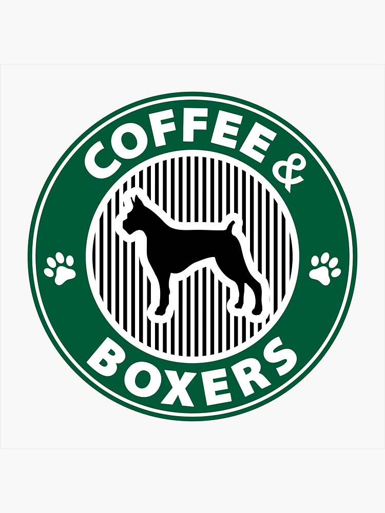Pegatina «Copia de Café y Boxers - Amantes de los perros - Mamá del ...