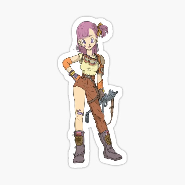 "Bulma - Dragon Ball" Sticker for Sale by dystopix | Redbubble